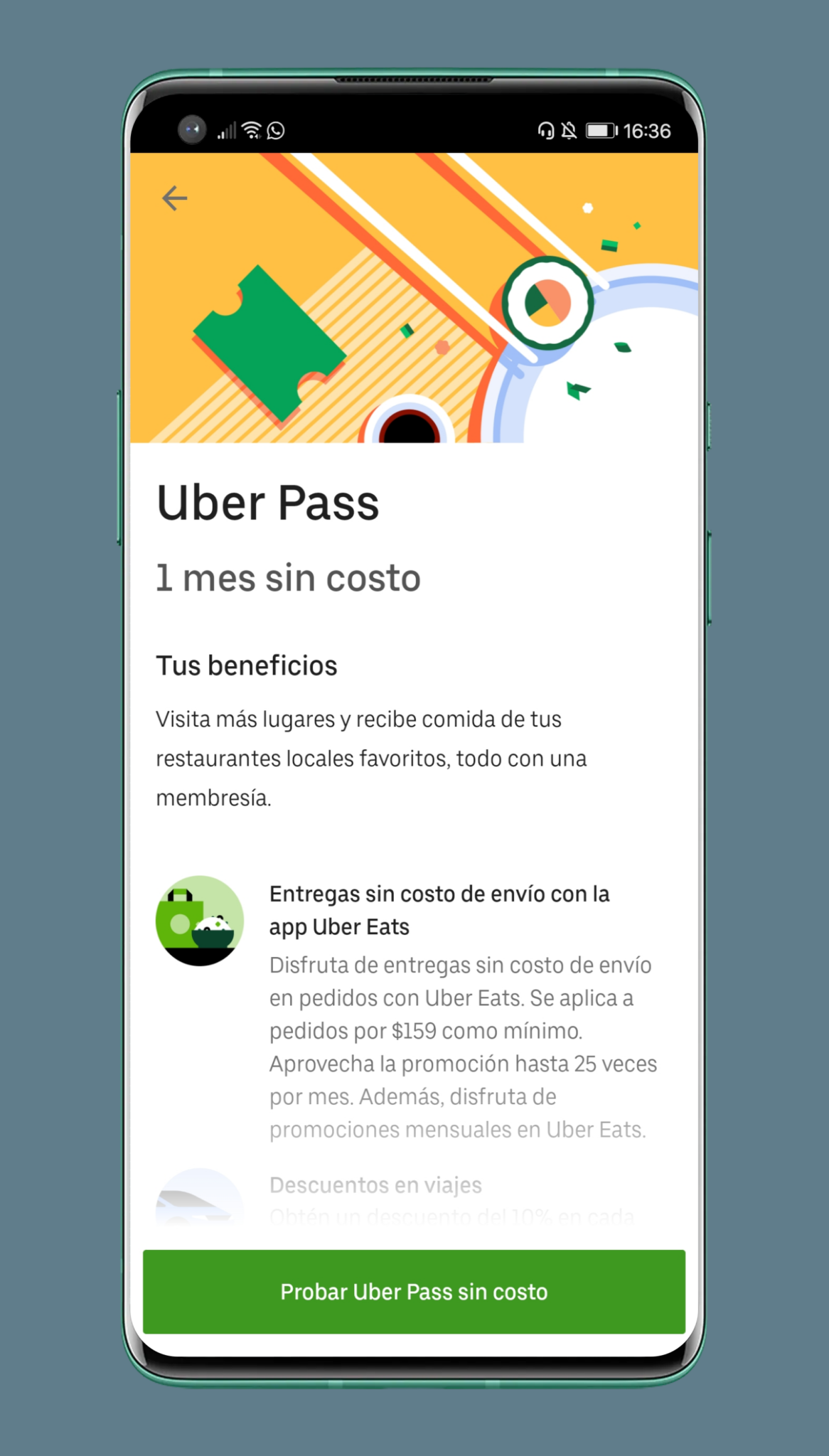 Uber Pass llega a México: una nueva suscripción con promociones y ...