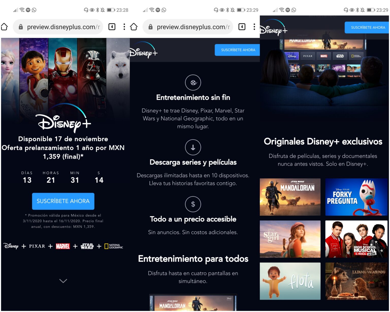 Disney+ lanza una oferta de prelanzamiento en México - Tecnocat